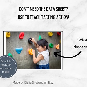 VB-MAPP Tacting Actions, ABA Materials & Flashcards, Printable ...