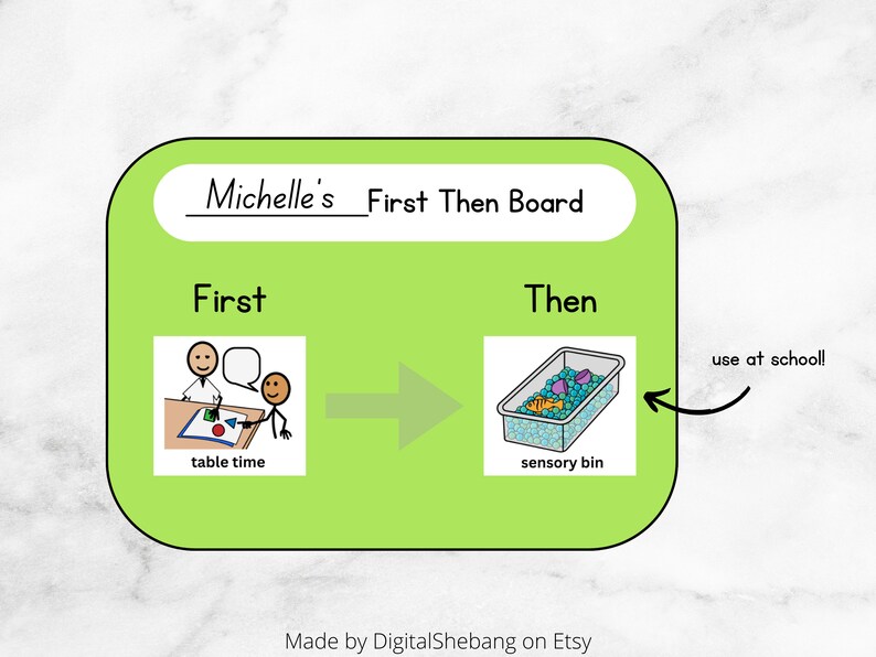 First Then Visual Schedule, Daily Routine Schedule, Classroom Schedule ...