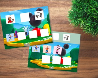 Mickey Mouse Token Board - Etsy