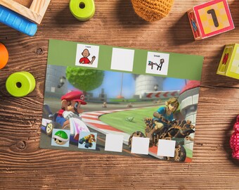 Super Mario Reward Chart - Etsy Hong Kong