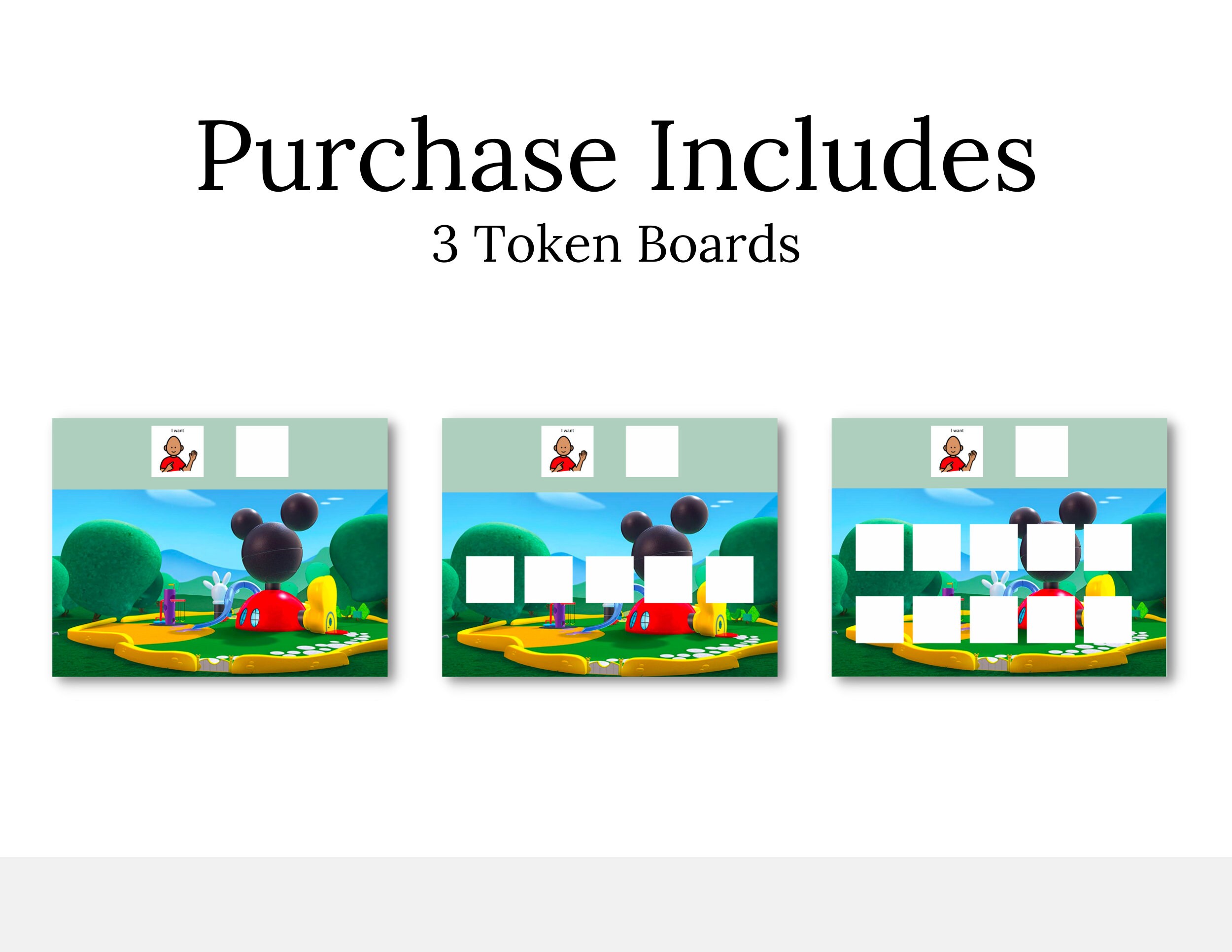 Mickey Mouse Clubhouse Token Board Reward System Token - Etsy UK
