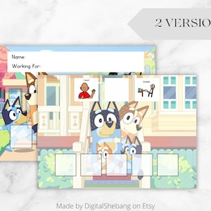 Bluey Token Board, ABA Materials & Resources, Reward Chart, Printable ...