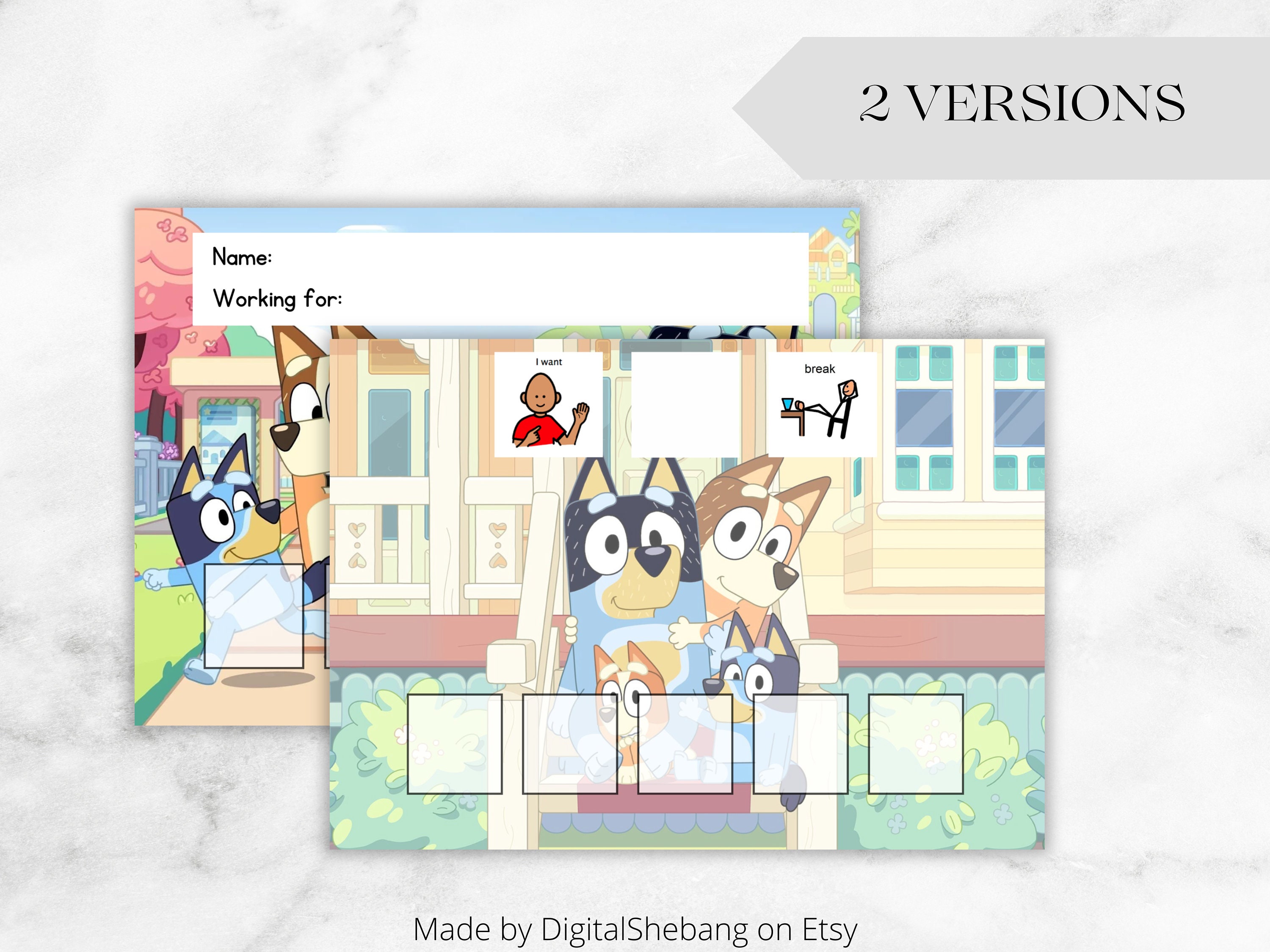 Bluey Token Board, ABA Materials & Resources, Reward Chart, Printable ...