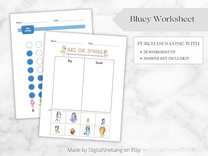 Bluey Worksheet, Bluey Activity, Pattern Worksheet, Addition ...
