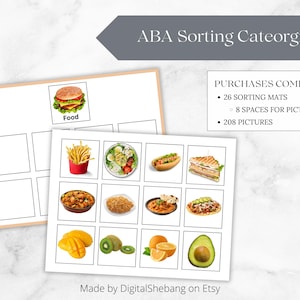 ABA Sorting Categories, ABA LRFFC, Sorting Class, Sorting Pictures ...