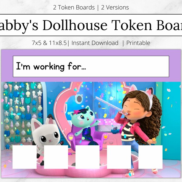 Gabby the Dollhouse Reward Chart - Etsy
