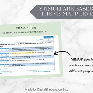 VB-MAPP Preposition, Tact Preposition, ABA Materials & Flashcards ...