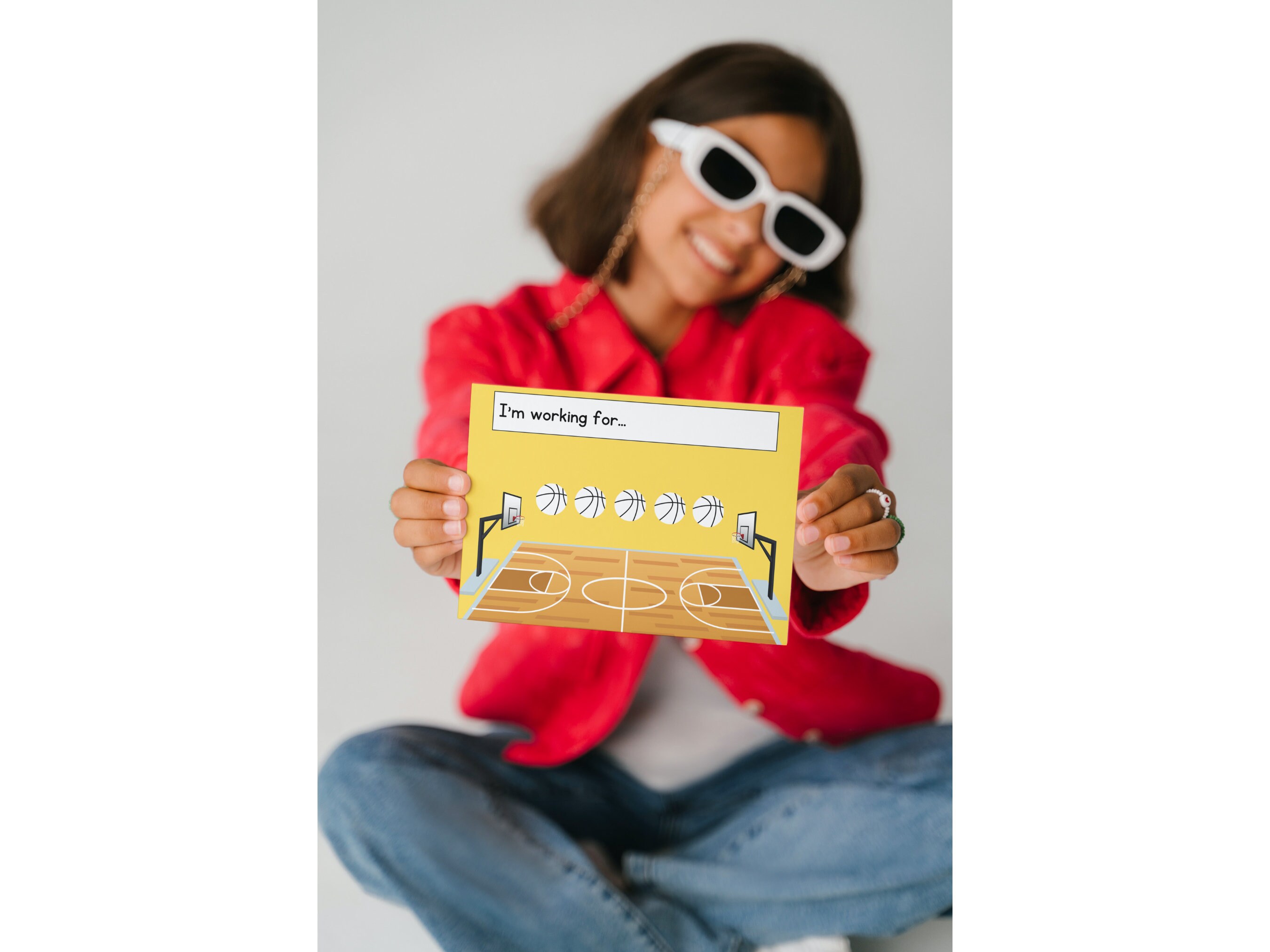 Basketball Token Board Reward Chart Basketball Token Economy Classroom ...