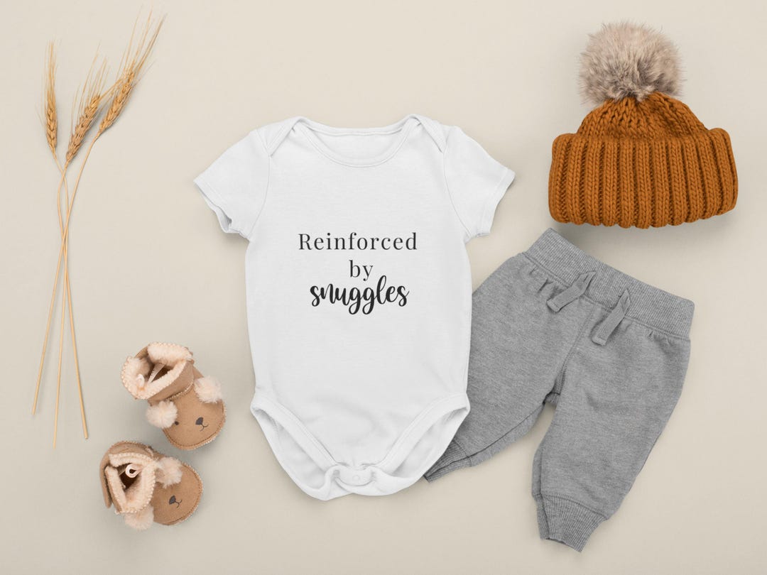 Reinforced by Snuggles SVG ABA Inspired Baby Quote, Behavior Analysis ...