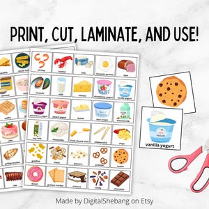 Food & Drink PECS Icons, Food Pecs Communication Cards, Nonverbal ...