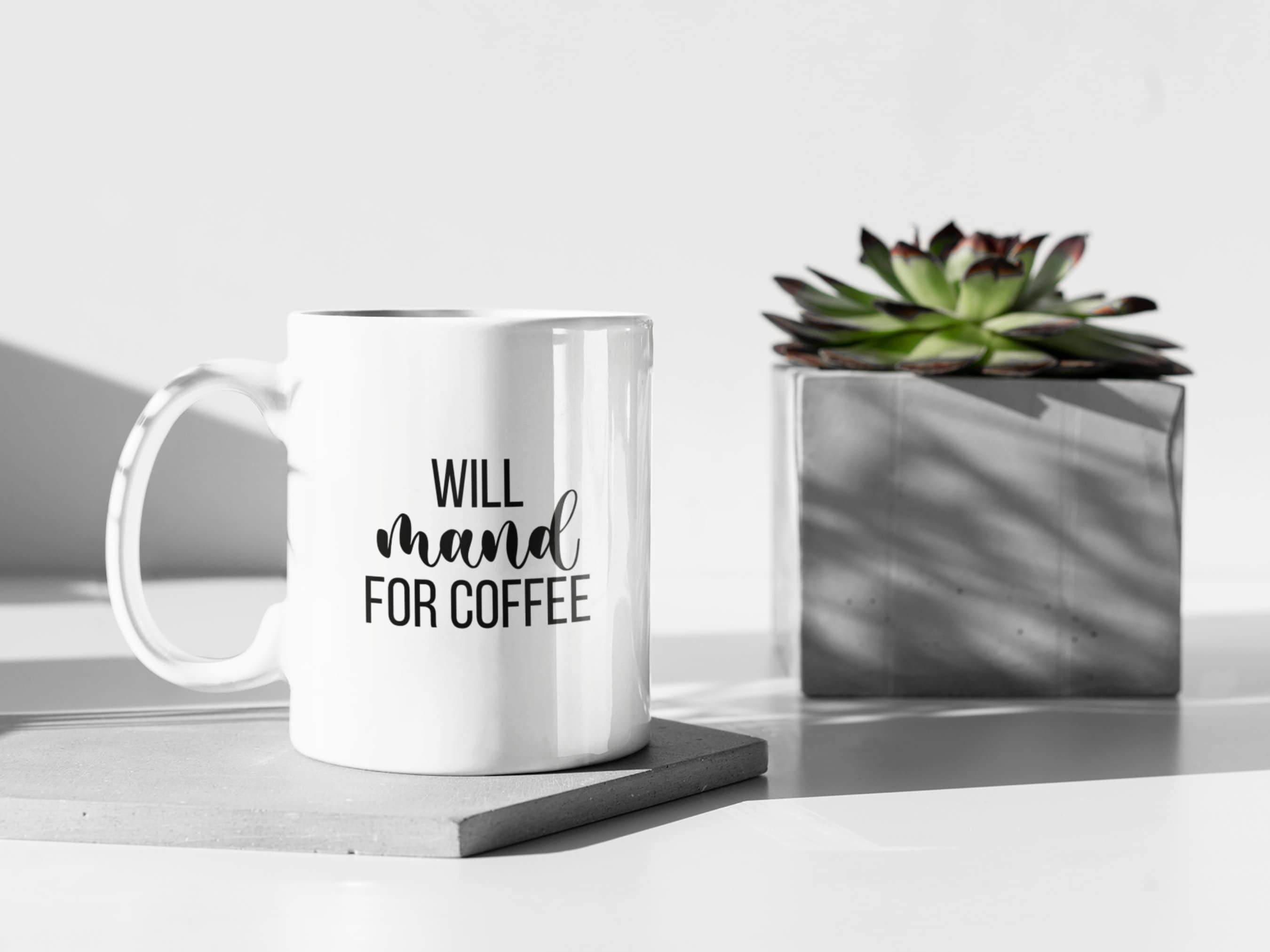 Will Mand for Coffee SVG, Behavior Analyst Quote, Behavior Therapist ...