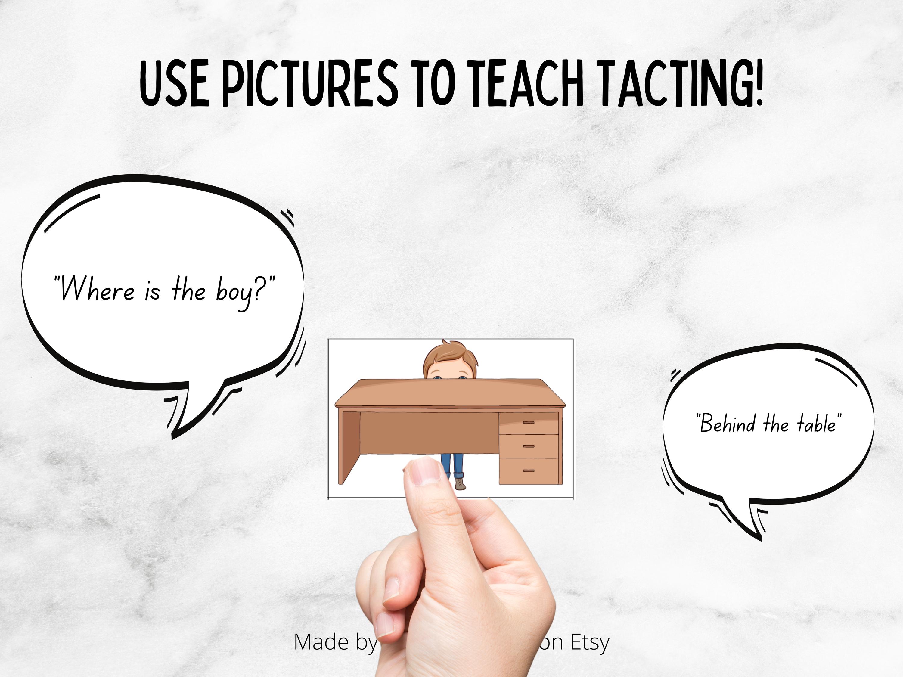 VB-MAPP Preposition, Tact Preposition, ABA Materials & Flashcards ...