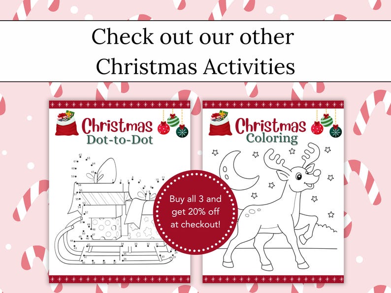Christmas Bingo Activity, Printable Christmas Bingo Cards, Printable ...