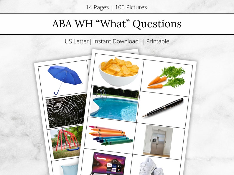 What Intraverbal, ABA What Question, ABA Intraverbal, WH Questions Aba ...
