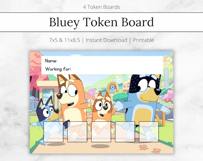 Basic Token Board printable - Etsy