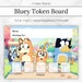 Bluey Token Board, ABA Materials & Resources, Reward Chart, Printable ...