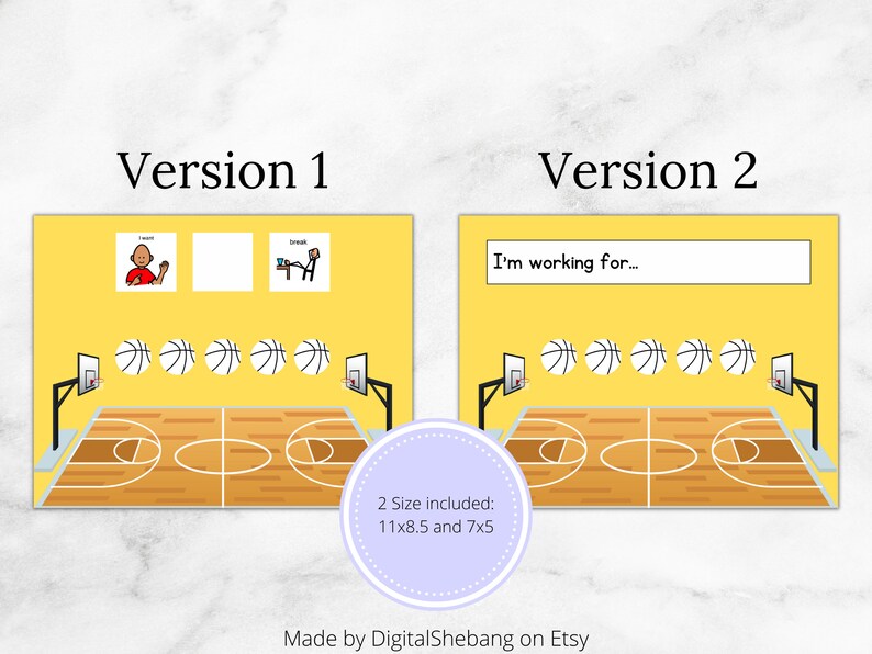 Basketball Token Board Reward Chart Basketball Token Economy Classroom ...