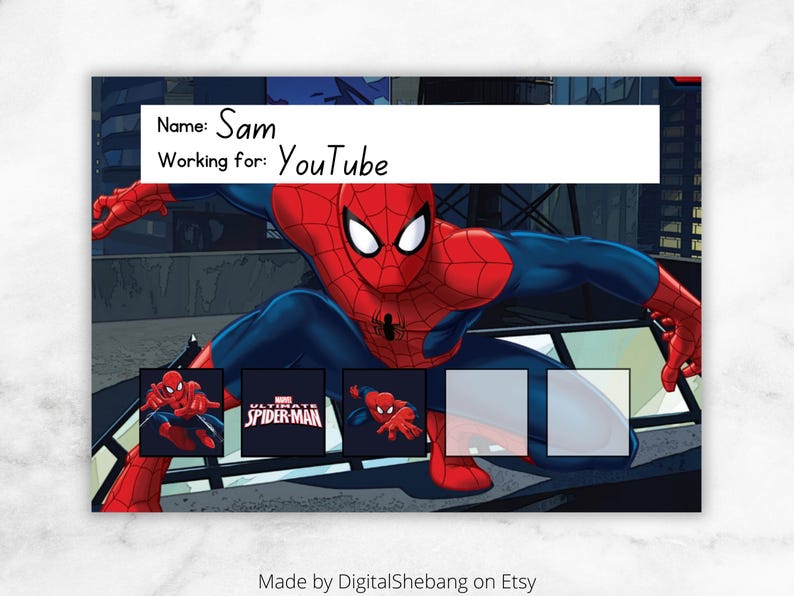 Spiderman Token Board, ABA Materials & Resources, Reward Chart, ABA ...