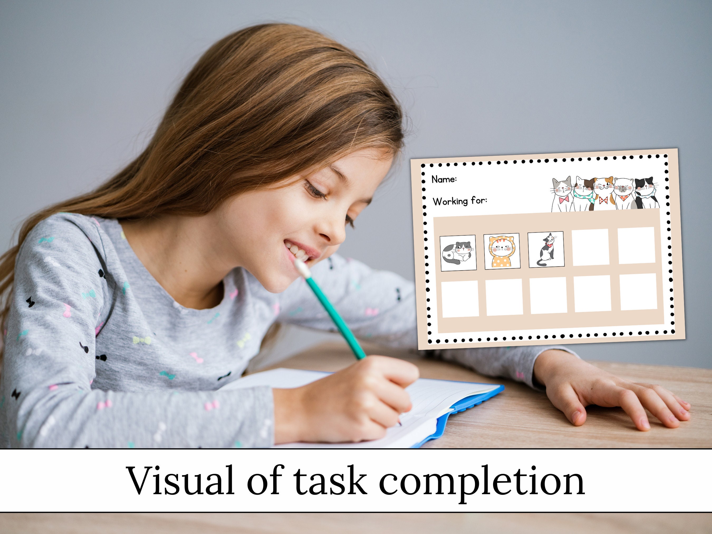 Cat Theme Token Board for Special Education ABA Materials Dog Token ...