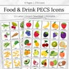 Food & Drink PECS Icons, Food Pecs Communication Cards, Nonverbal ...