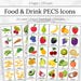 Food & Drink PECS Icons, Food Pecs Communication Cards, Nonverbal ...