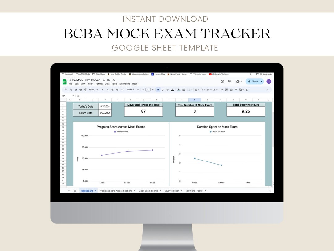 BCBA Mock Exam Tracker, BCBA Mock Exam Planner, BCBA Tracker, Bcba ... BCBA Mock Exam Tracker, BCBA Mock Exam Planner, BCBA Tracker, Bcba ...