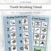 Tooth Brushing Visual, Brushing Teeth TA, Printable Task Analysis for ...