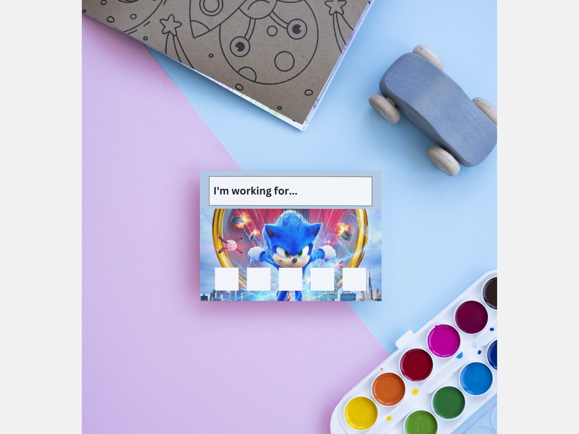 Sonic the Hedgehog Token Board, Sonic Behavior Chart, ABA Resources ...