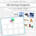 ABA Sorting Categories, ABA LRFFC, Sorting Class, Sorting Pictures ...