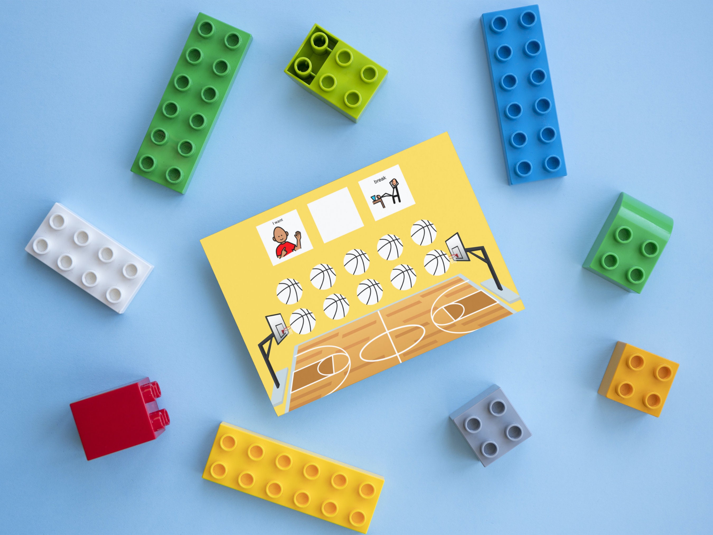 Basketball Token Board Reward Chart Basketball Token Economy Classroom ...