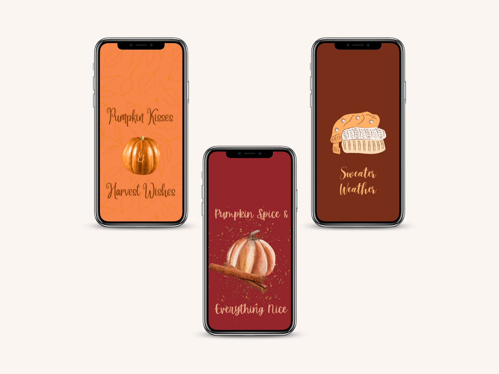 Fall Autumn iPhone Wallpaper Lockscreen Homescreen Aesthetic - Etsy
