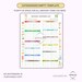 Categorized Grocery List | Printable Template | Shopping List | Grocery ...