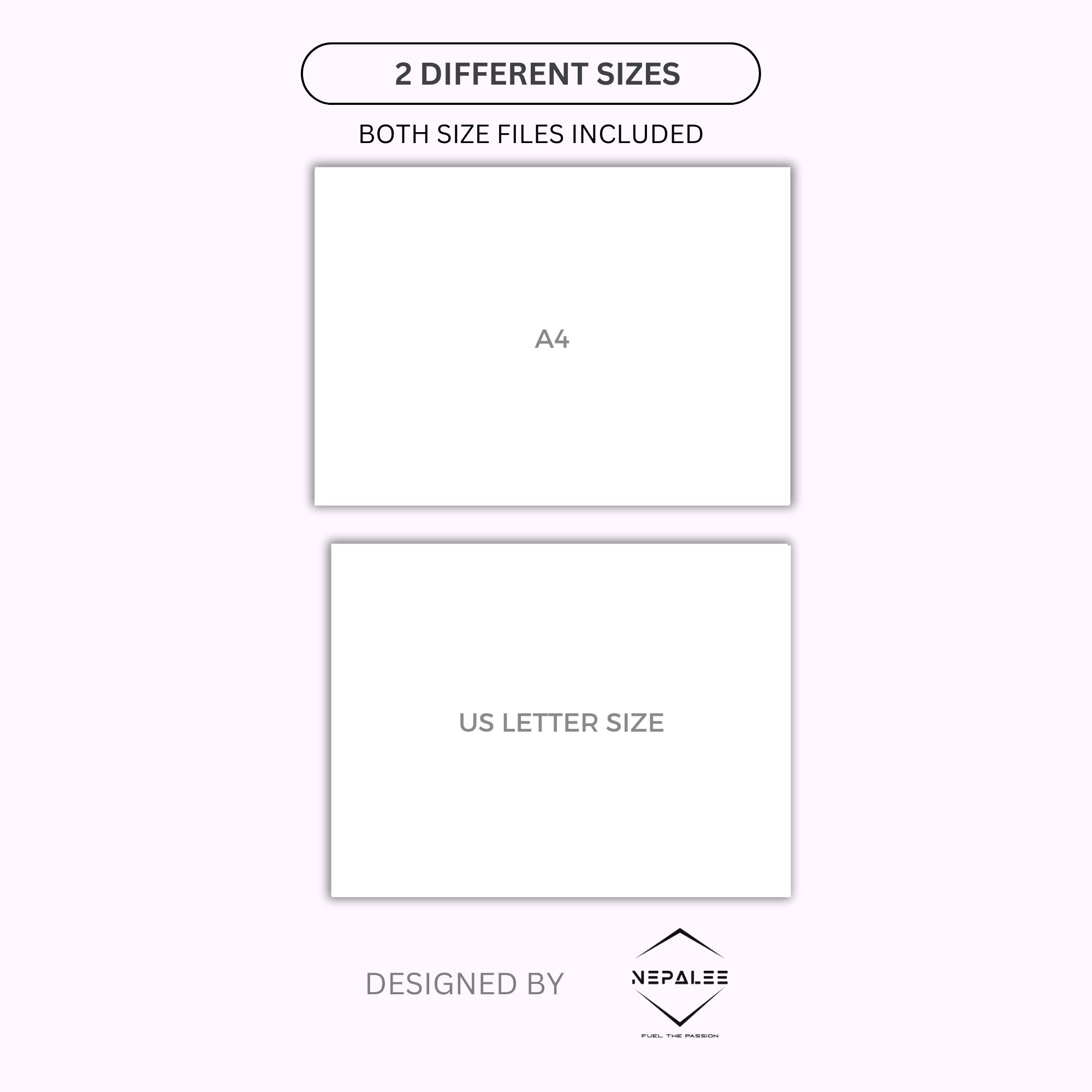 Printable Weekly Meal Planner Landscape, Minimalist Weekly Meal Planner ...