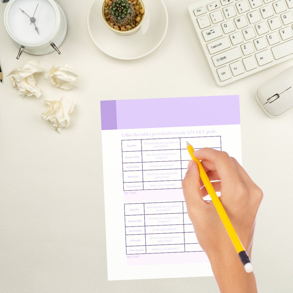 Goal-setting Worksheets for Therapists: Discover Core Values, Set Good ...