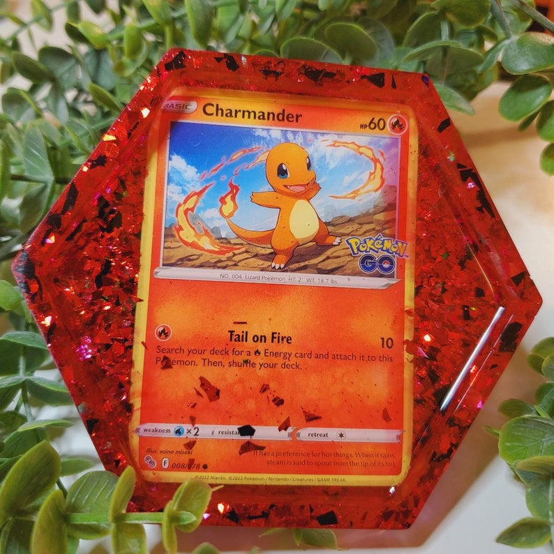 Custom Pokémon Epoxy Resin Coasters - Etsy