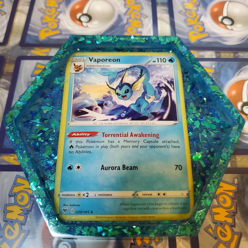 Custom Pokémon Epoxy Resin Coasters - Etsy