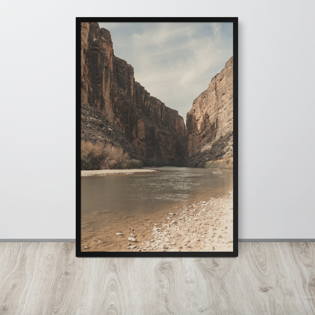 Big Bend National Park Travel Poster - Wall Art - Santa Elena Canyon ...