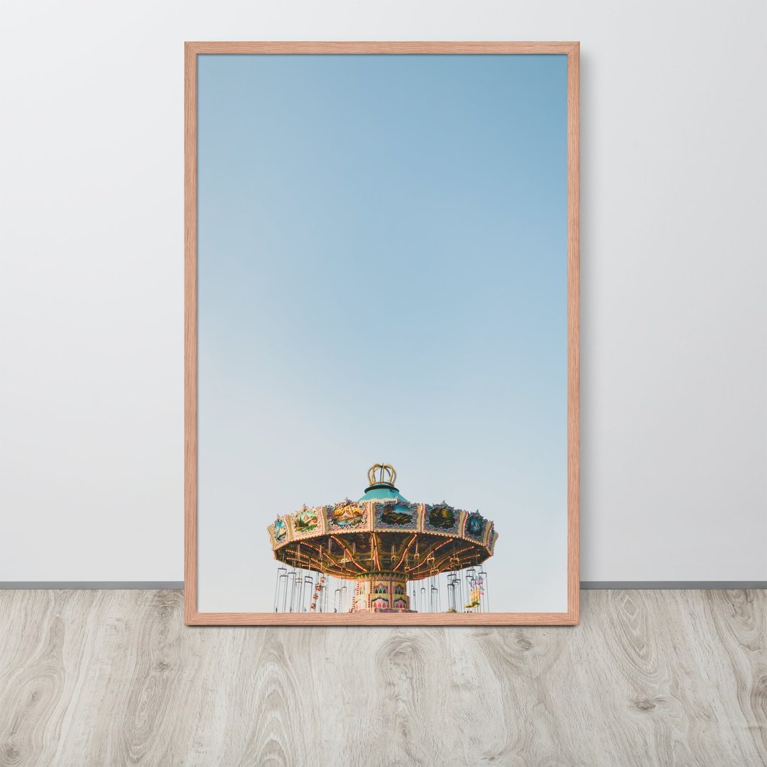 Carnival Print - Minnesota State Fair Carousel - Framed or Print Only ...