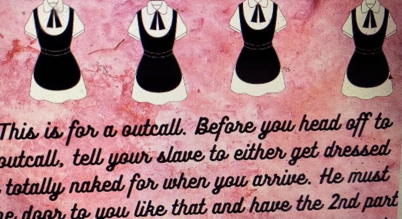 Adult Content Guide. Slave Humiliation Tasks. Onlyfans - Etsy