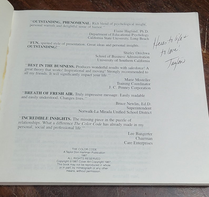 The Color Code A New Way to See Yourself, Your Relationships and Life ...