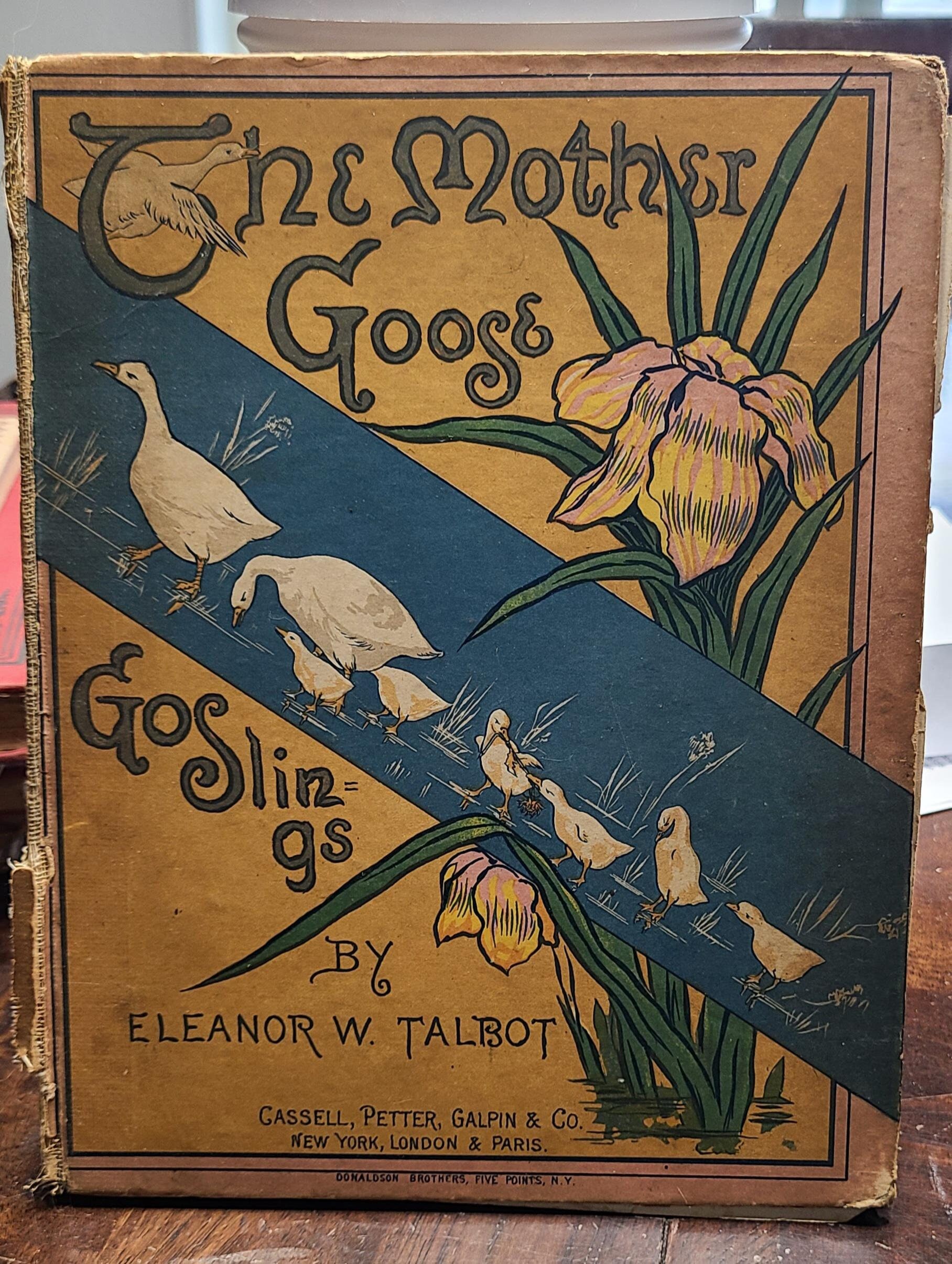 The Mother Goose Goslings by Eleanor W. Talbot 1882 - Etsy