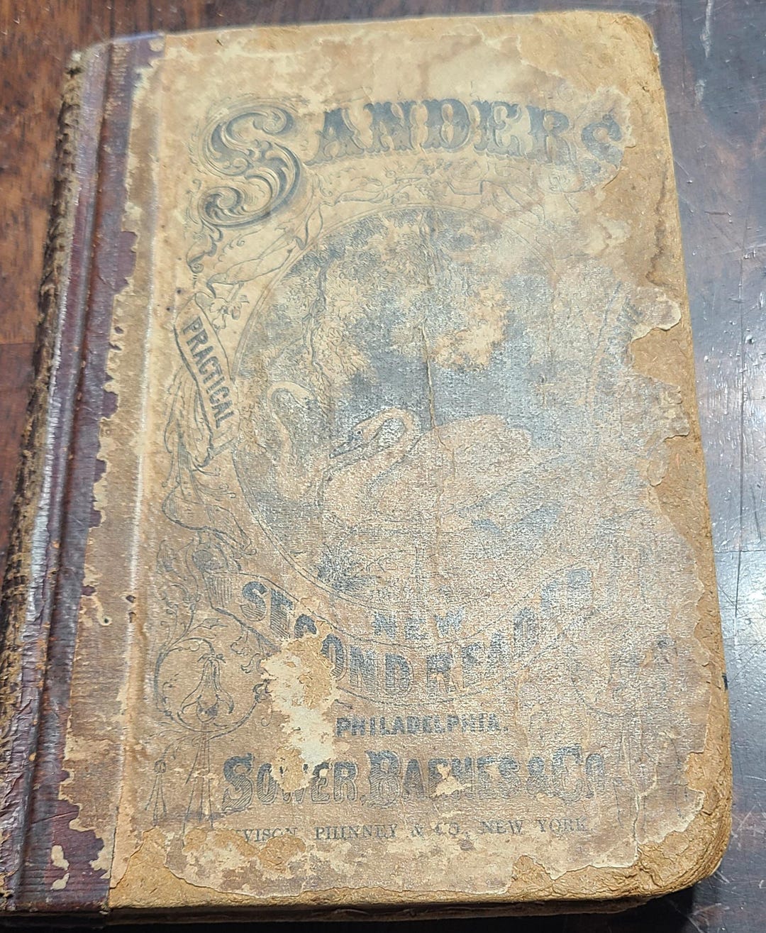 Sander's New Series the School Reader Second Book by Charles W. Sanders ...
