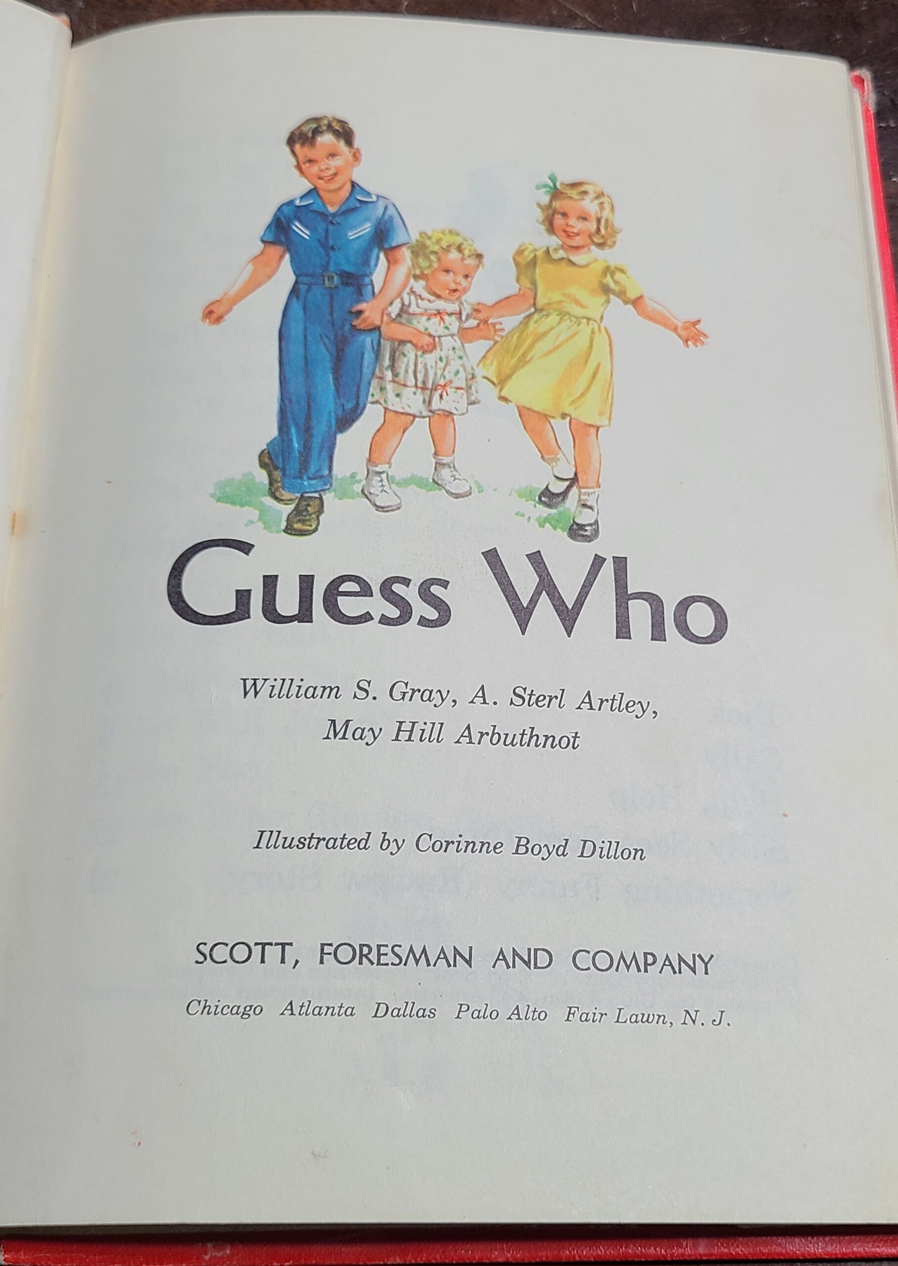 The New Basic Readers Guess Who 1951 - Etsy