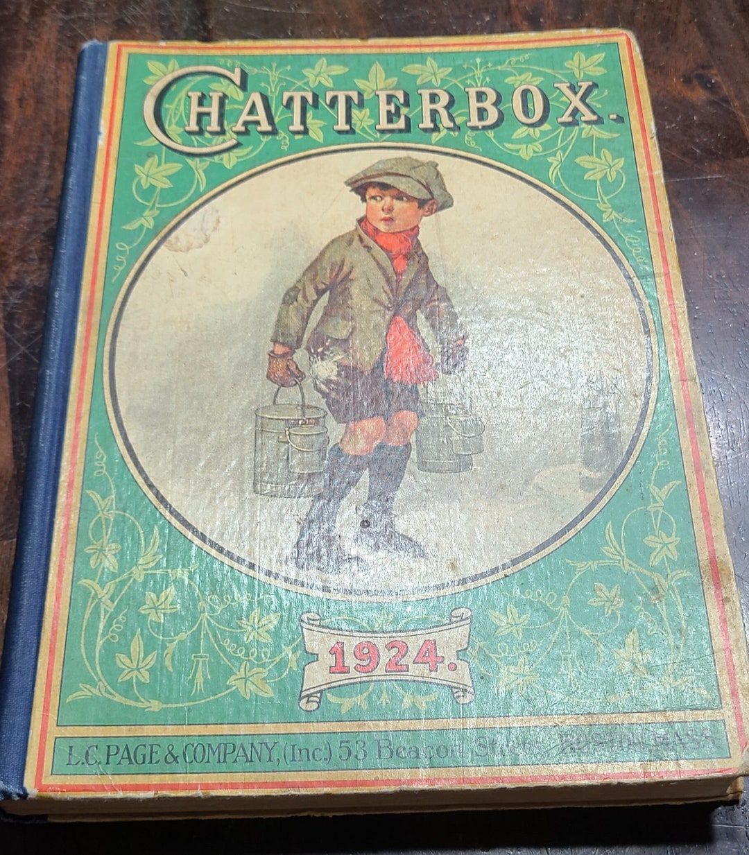 Chatterbox 1924 Antique Childrens's Book by the Page Company Boston - Etsy