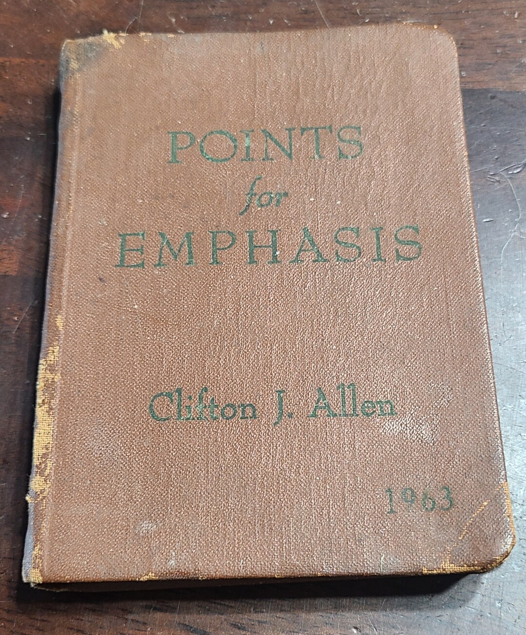 Points for Emphasis by Clifton J. Allen 1963 - Etsy