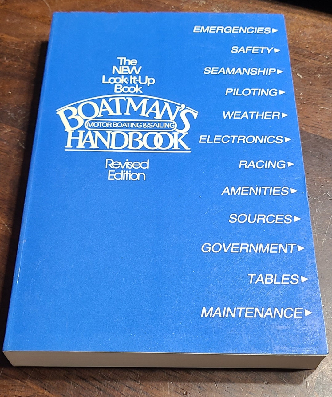 The New Look-it-up Book Boatman's Handbook Motor Boating & Sailing by ...