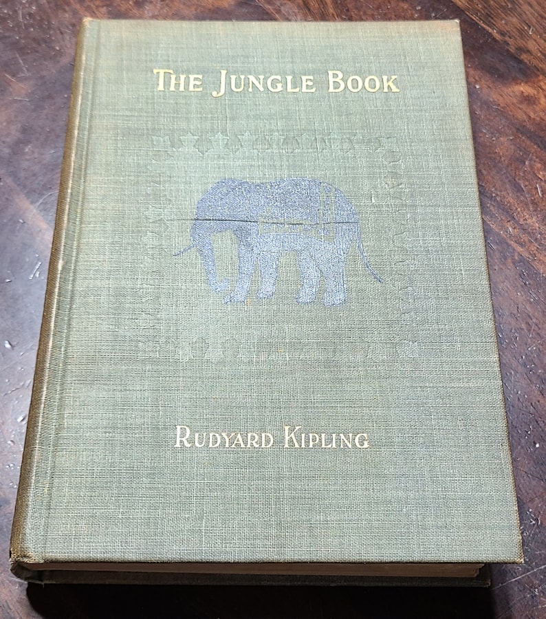 The Jungle Book by Rudyard Kipling 1912 - Etsy