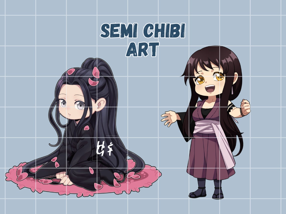 Custom / Personalized Chibi Art Chibi Character, Oc, Anime, Chibi ...