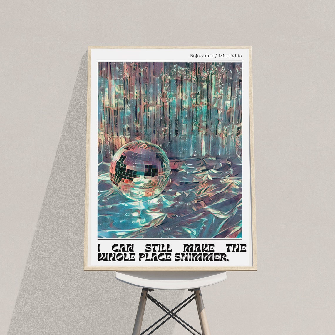 Bejeweled Disco Ball Taylor Swift Midnights Album Art Lyrical Digital ...