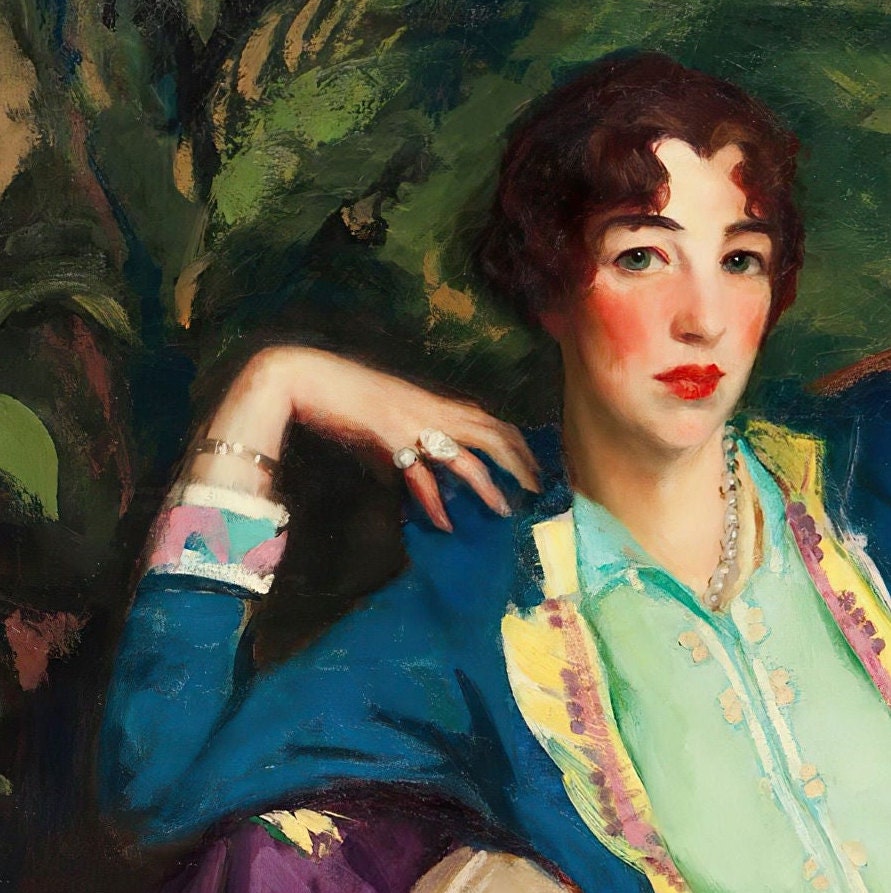 Gertrude Vanderbilt Whitney By Robert Henri Giclee Art Etsy